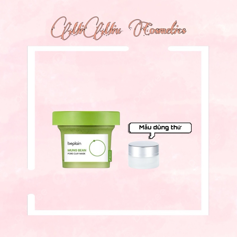 Mặt nạ đất sét Beplain Mung Bean Pore Clay mẫu dùng thử | Shopee Việt Nam