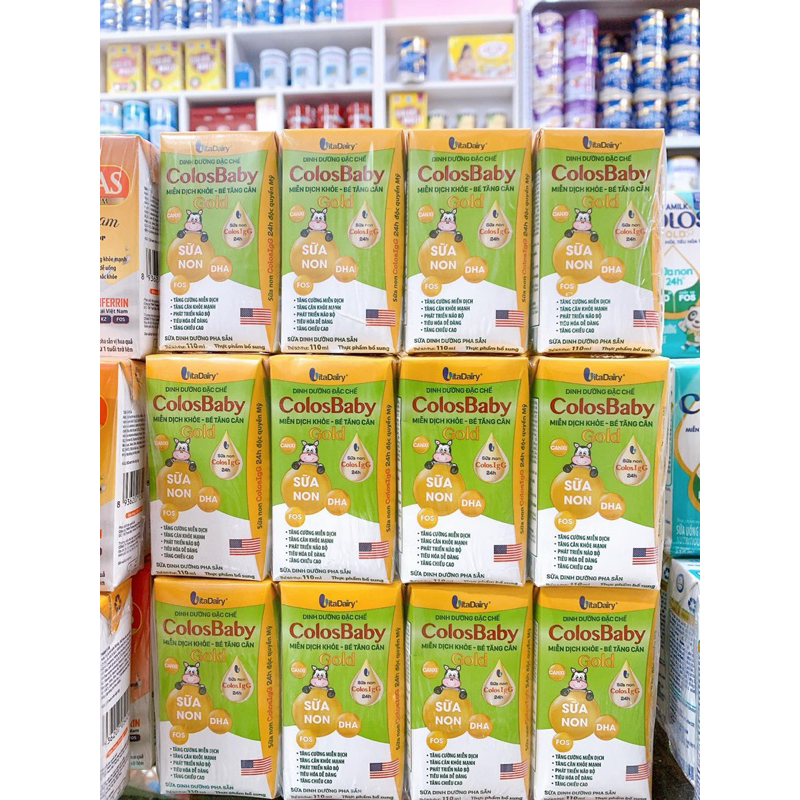 Sữa bột pha sẵn Colos Baby Gold 110ml (Thùng 48 hộp) | Shopee Việt Nam