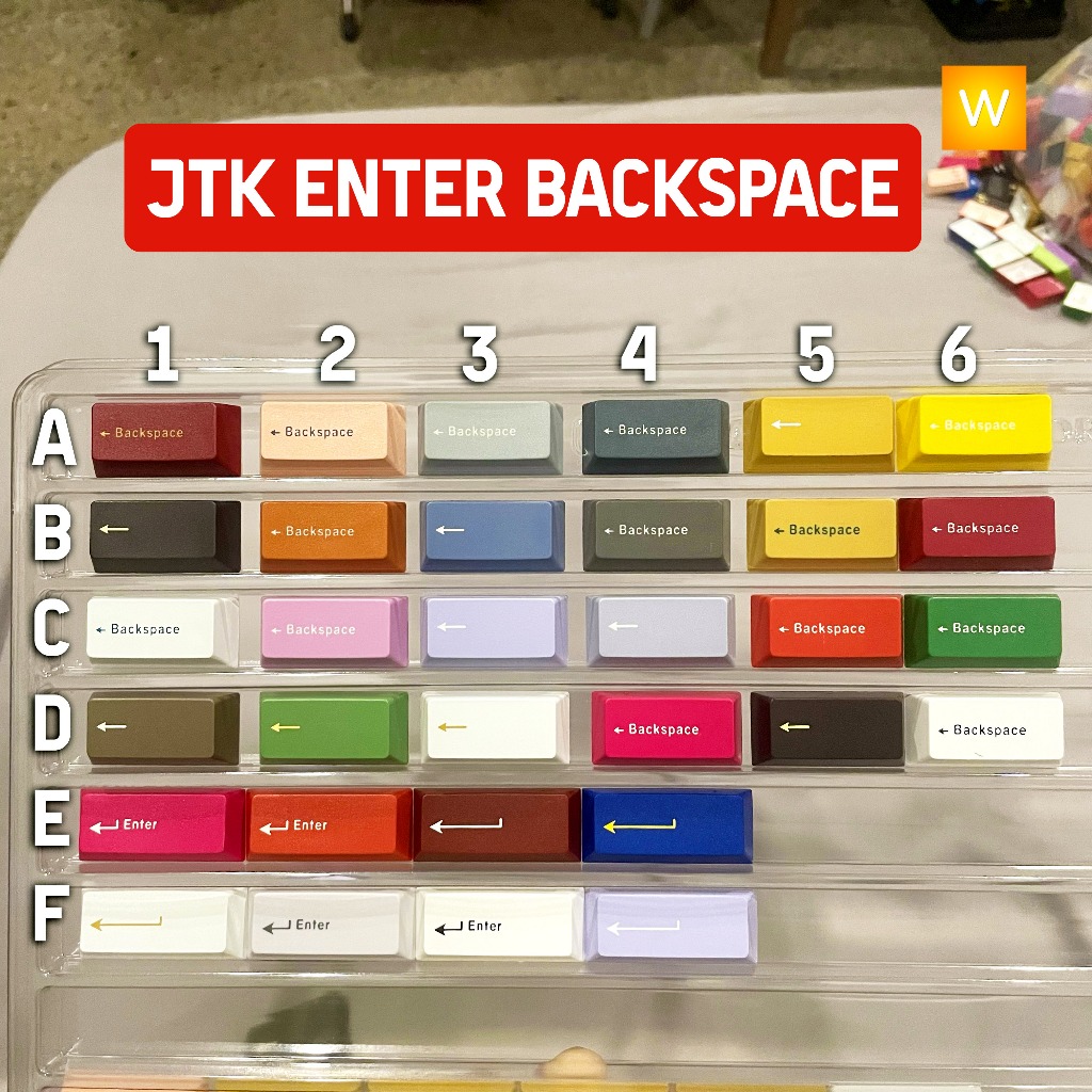 [JTK] JTK Keycap Mod Enter Backspace - Nút lẻ bàn phím cơ chính hãng ...