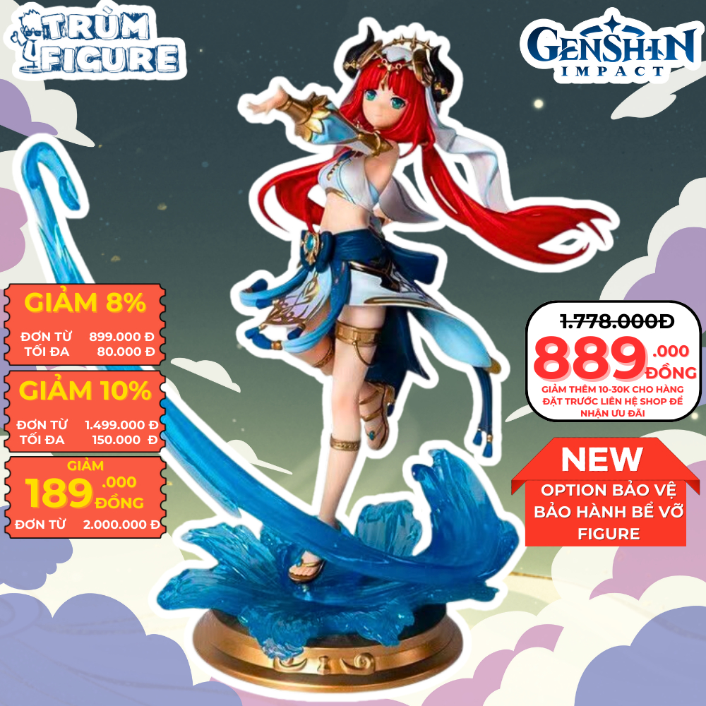 Mô Hình, Figure Genshin Impact Nilou Game - Full Box Trùm Figure ...
