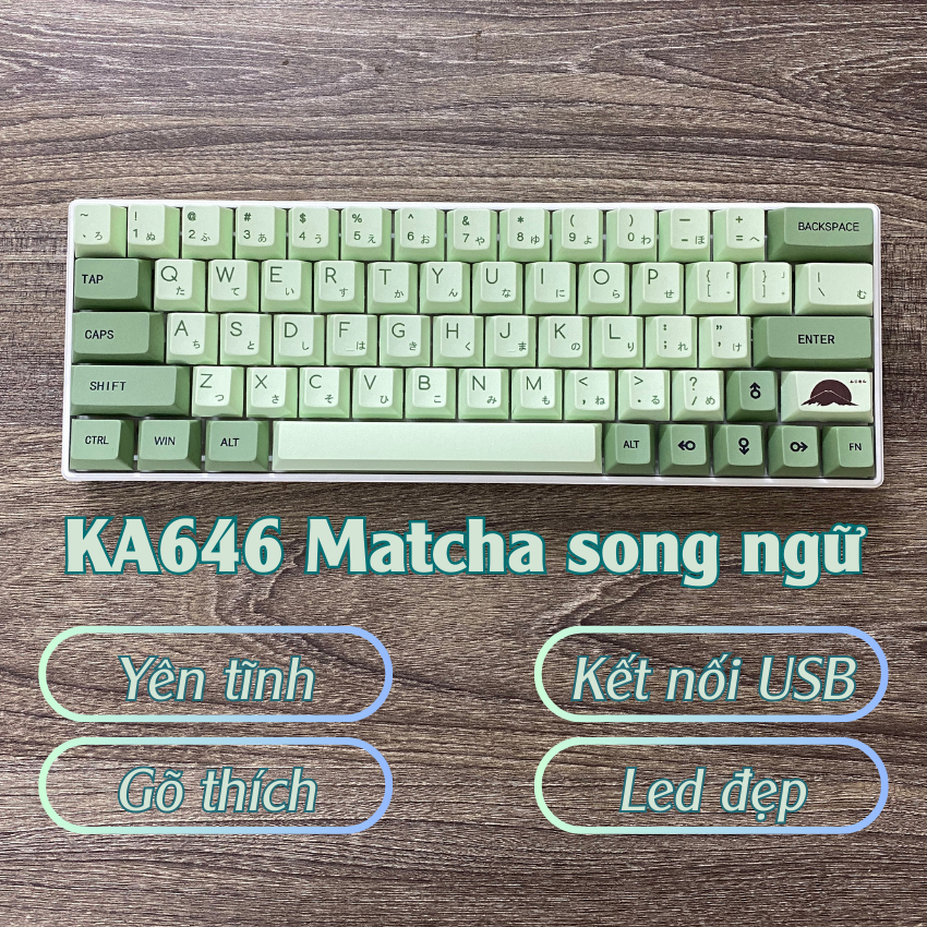 Bàn phím cơ giá rẻ cho văn phòng, cực êm, cực yên tĩnh, red switch có ...