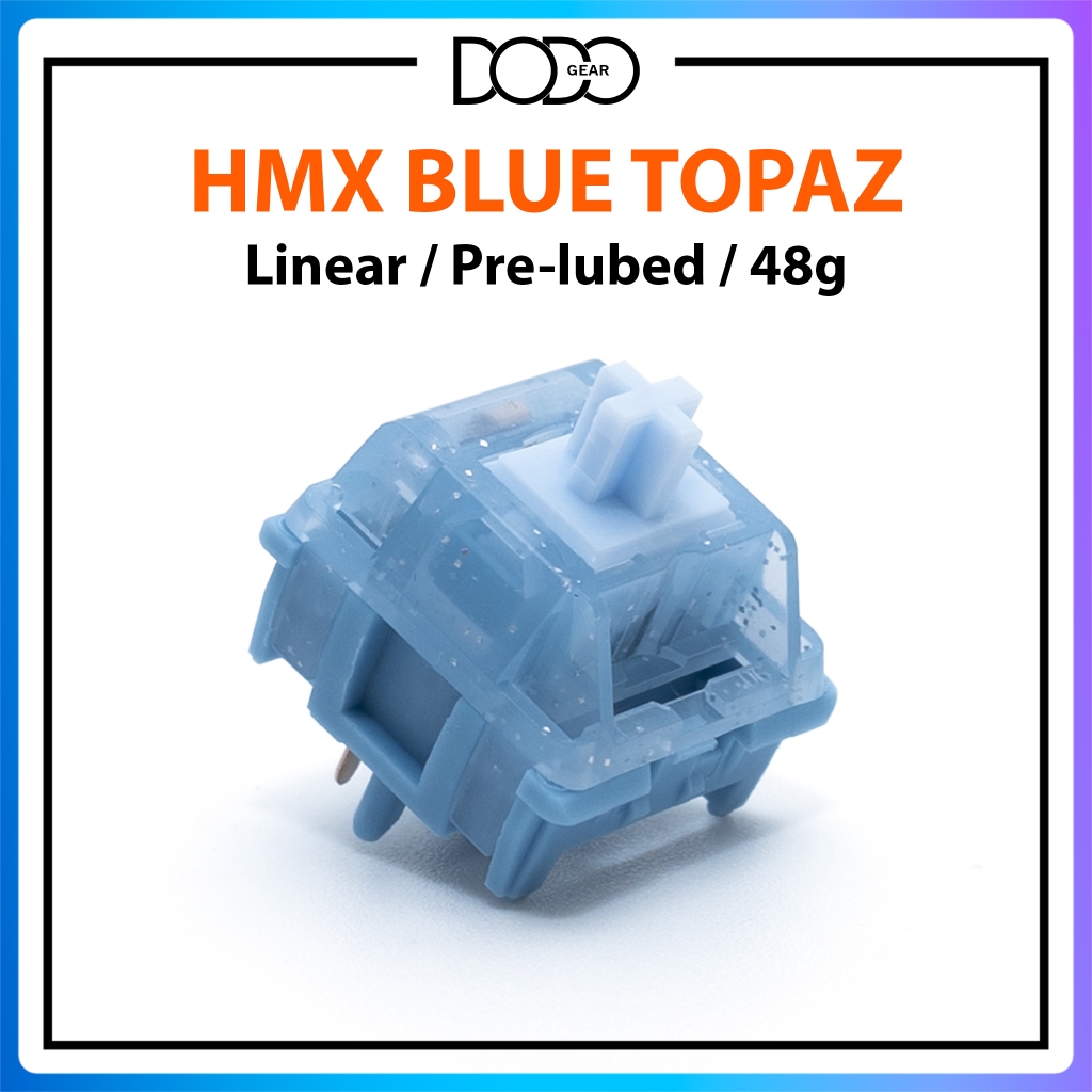 Switch HMX Blue Topaz 5 PIN Linear 48g công tắc bàn phím Switch HMX ...