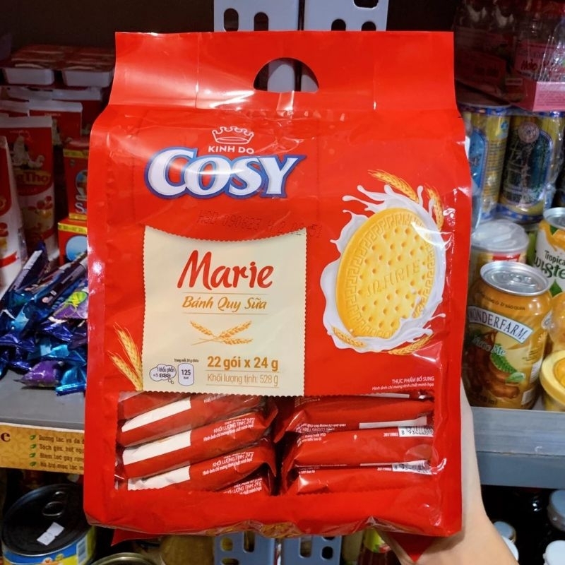 Bánh Quy Sữa Cosy Marie túi 240gam/ túi 528g/720gam(10 gói & 22, 30 gói ...