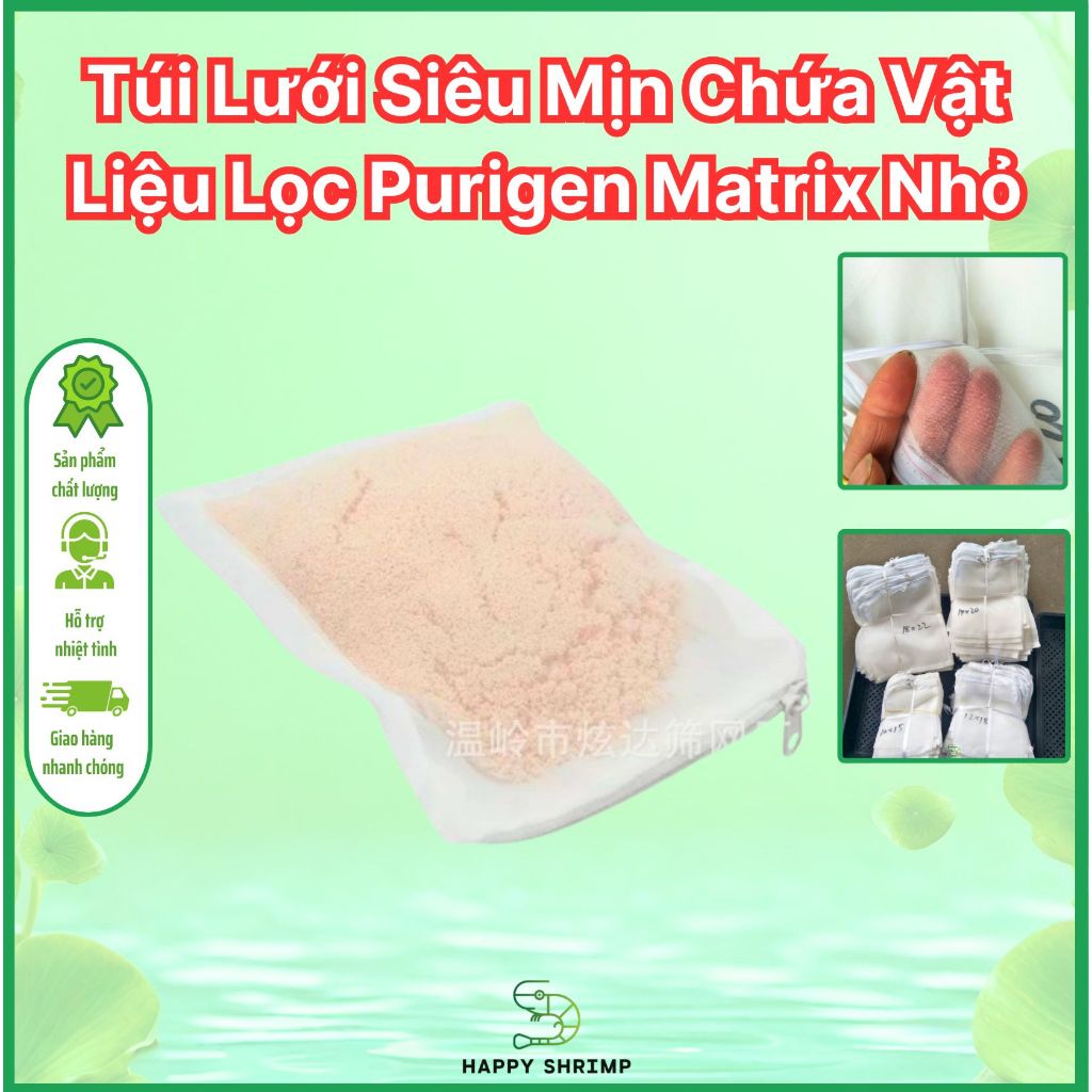 Túi Lưới Siêu Mịn Chứa Vật Liệu Lọc Purigen, Matrix Nhỏ | Túi Lưới Mịn ...