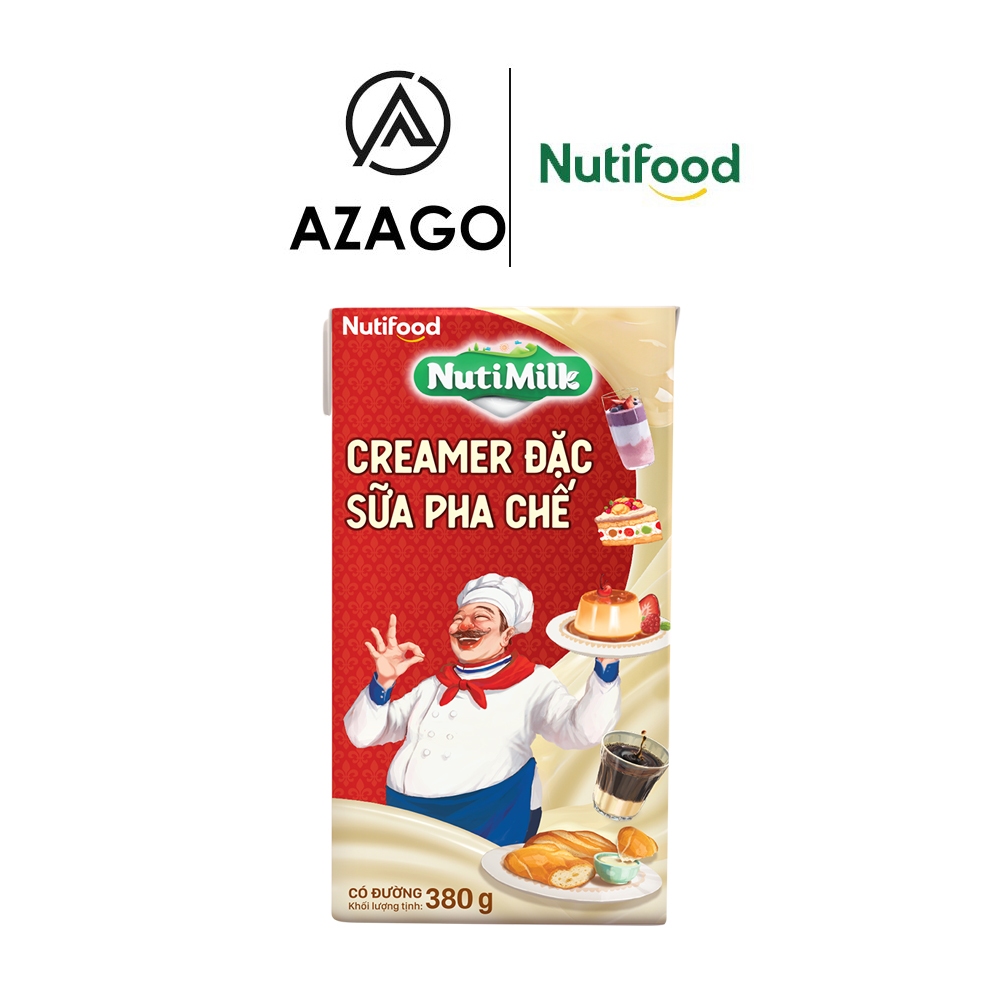 Creamer đặc Sữa pha chế có đường Nuti HỘP 380g - Thương Hiệu NUTIFOOD ...