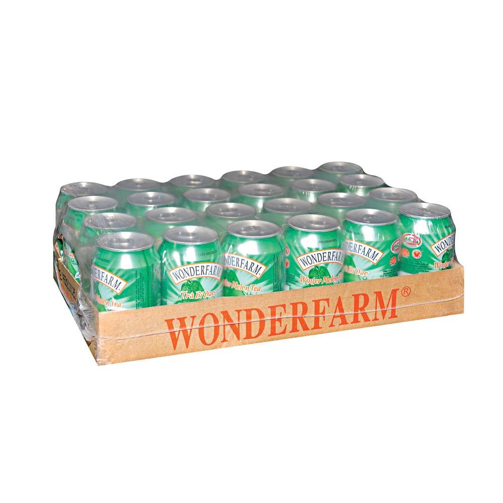 Trà bí đao Wonderfarm 24 lon x 310ml (Date xa 2026) | Shopee Việt Nam
