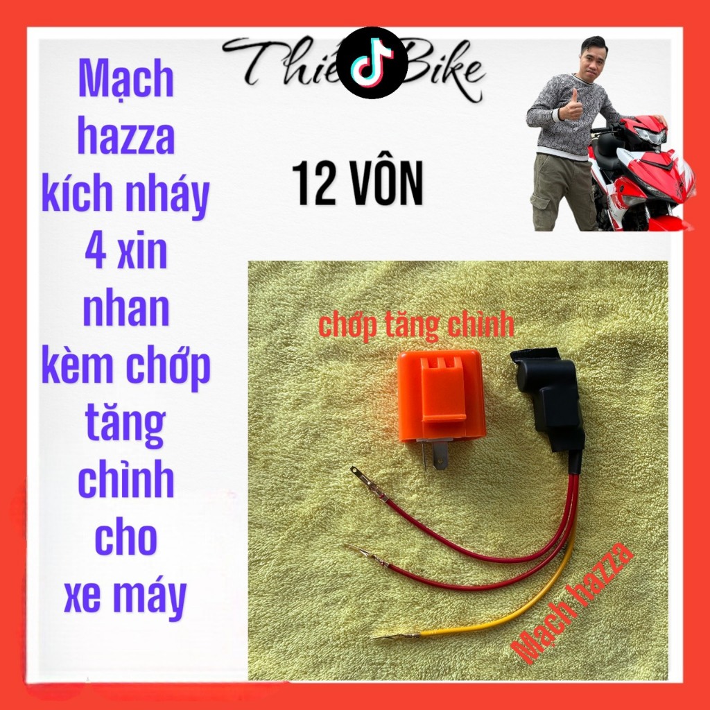 Mạch Harazd Nháy 4 Xi Nhan Kèm Cục Chớp Cho Xe Máy. | Shopee Việt Nam