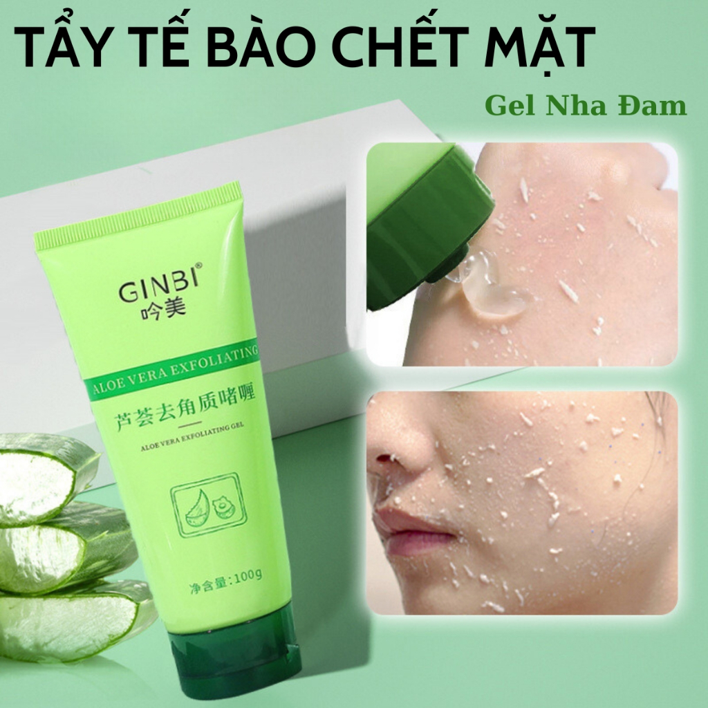 Tẩy Da Chết Mặt Làm Sạch Sâu Cho Làn Da Sạch Mịn Căng Bóng, Gel Tẩy Tế Bào Chết Da Mặt Ginbi ...