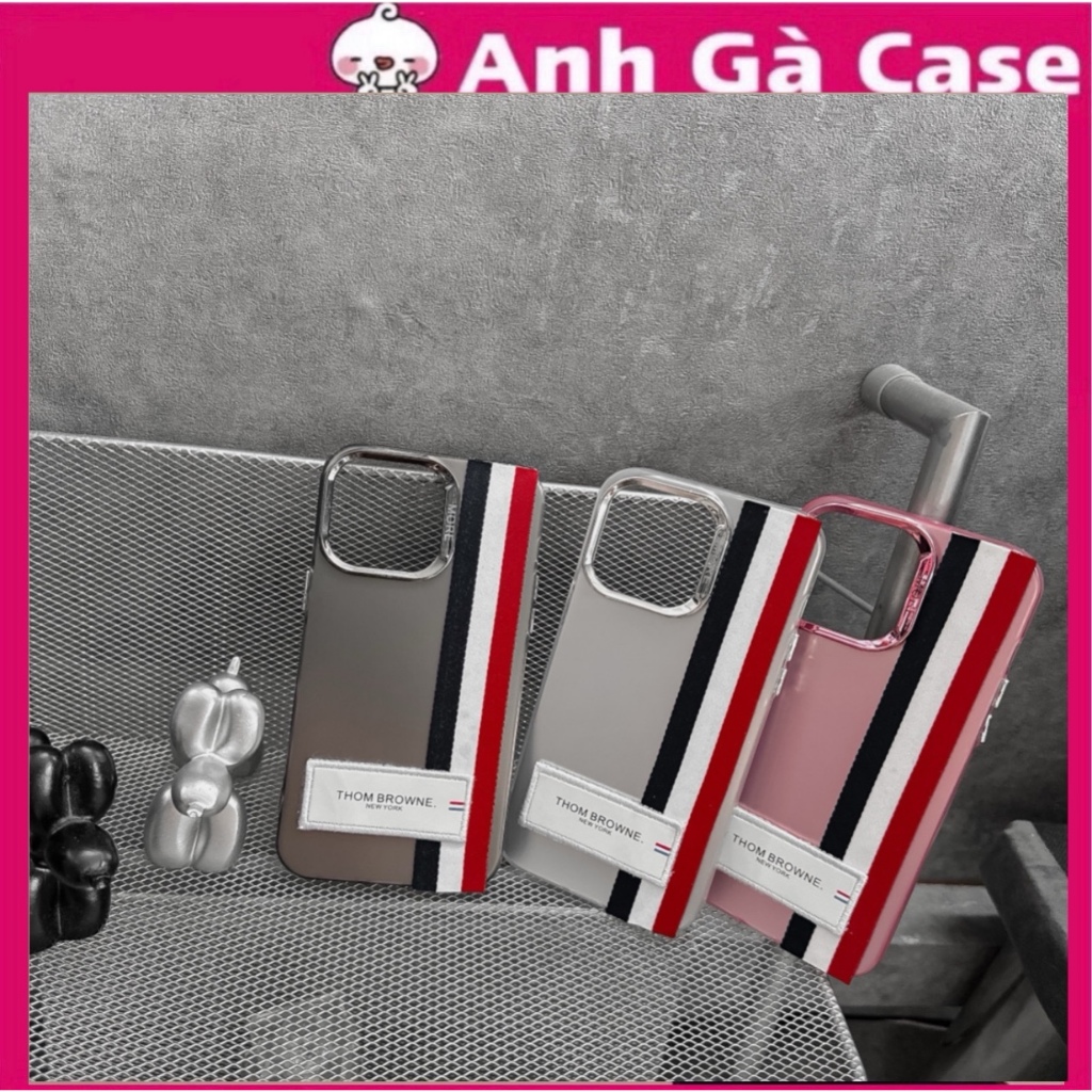 ốp lưng iphone nhám ti tan viền MORE TOM KẺ SỌC ĐỎ SANG CHẢNH 7plus/x/xsm/11/11promax/12prm/13 ...