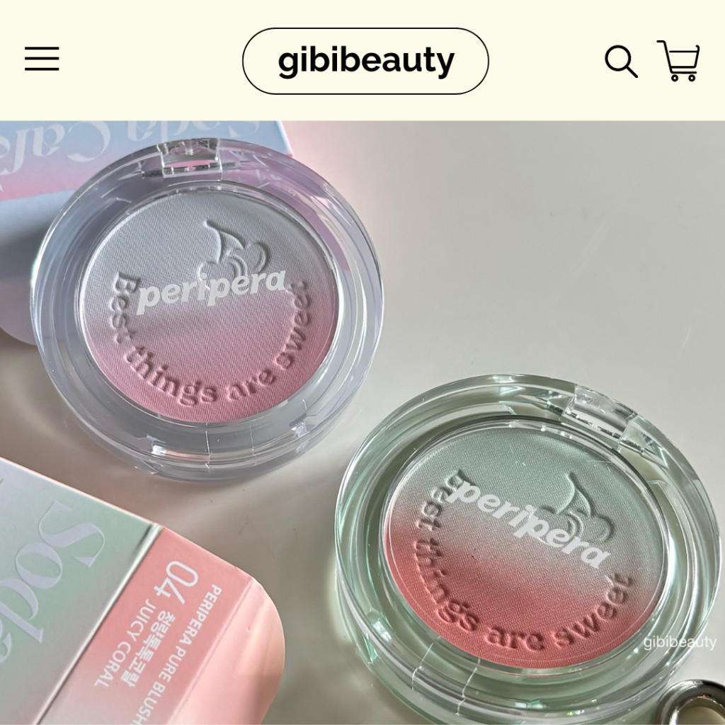 [Soda Cafe Collection🍒] Má hồng PERIPERA Pure Blushed Custom Cheek ...