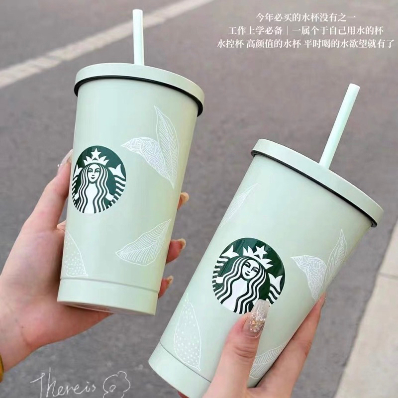 Ly giữ nhiệt Starbuck Xanh Mint inox 304 tặng kèm ống hút - Bình ...