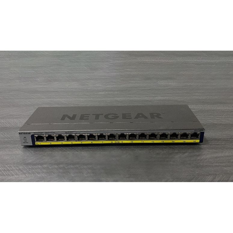 Switch POE af/at 183W , Netgear GS116PP , Chuyển Mạch 16-Port Gigabit ...