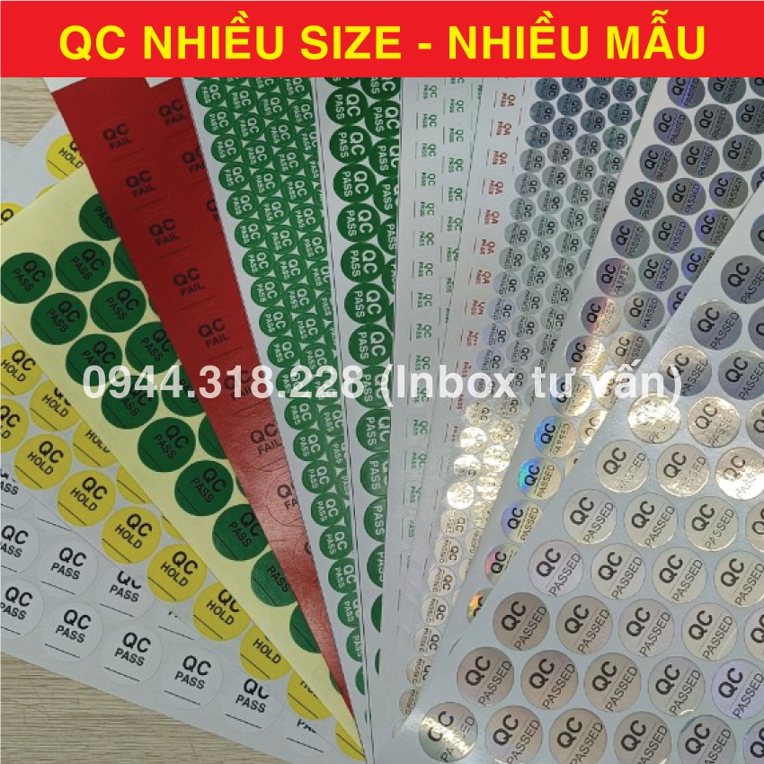 TEM QC PASS - QC HOLD - QC FAIL | Shopee Việt Nam