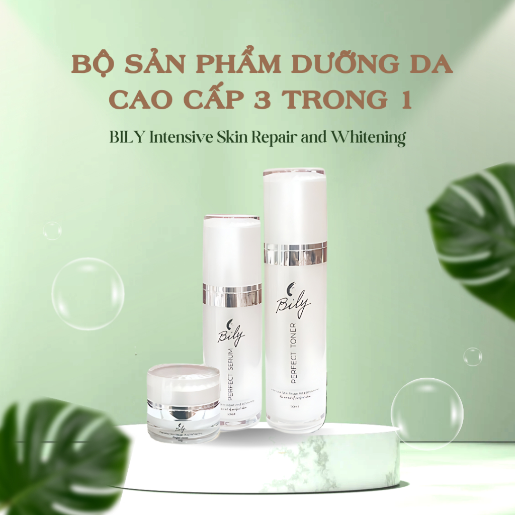 Bộ Sản Phẩm Dưỡng Da Cao Cấp 3 Trong 1 - BILY Intensive Skin Repair and ...