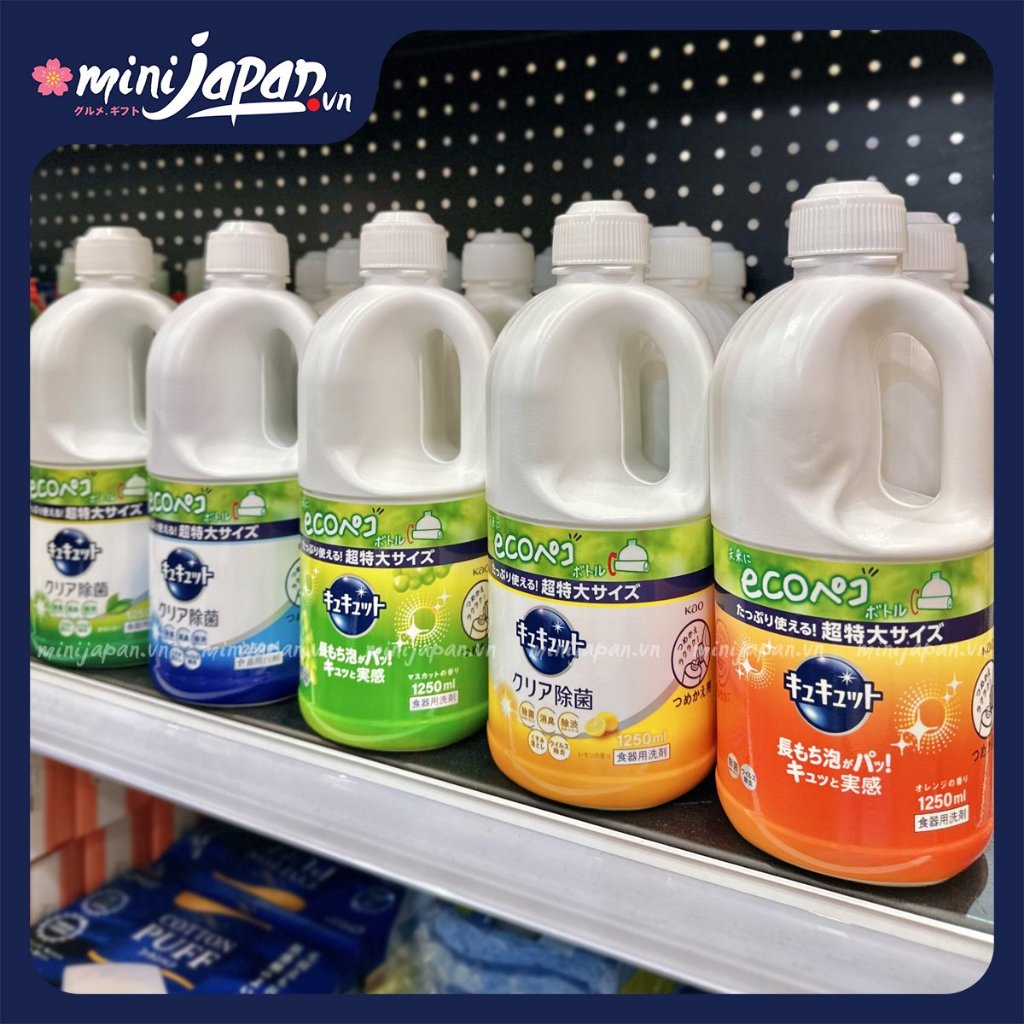 [Mẫu Mới] Nước rửa chén KAO Nhật Bản 1250ml diệt khuẩn | Shopee Việt Nam