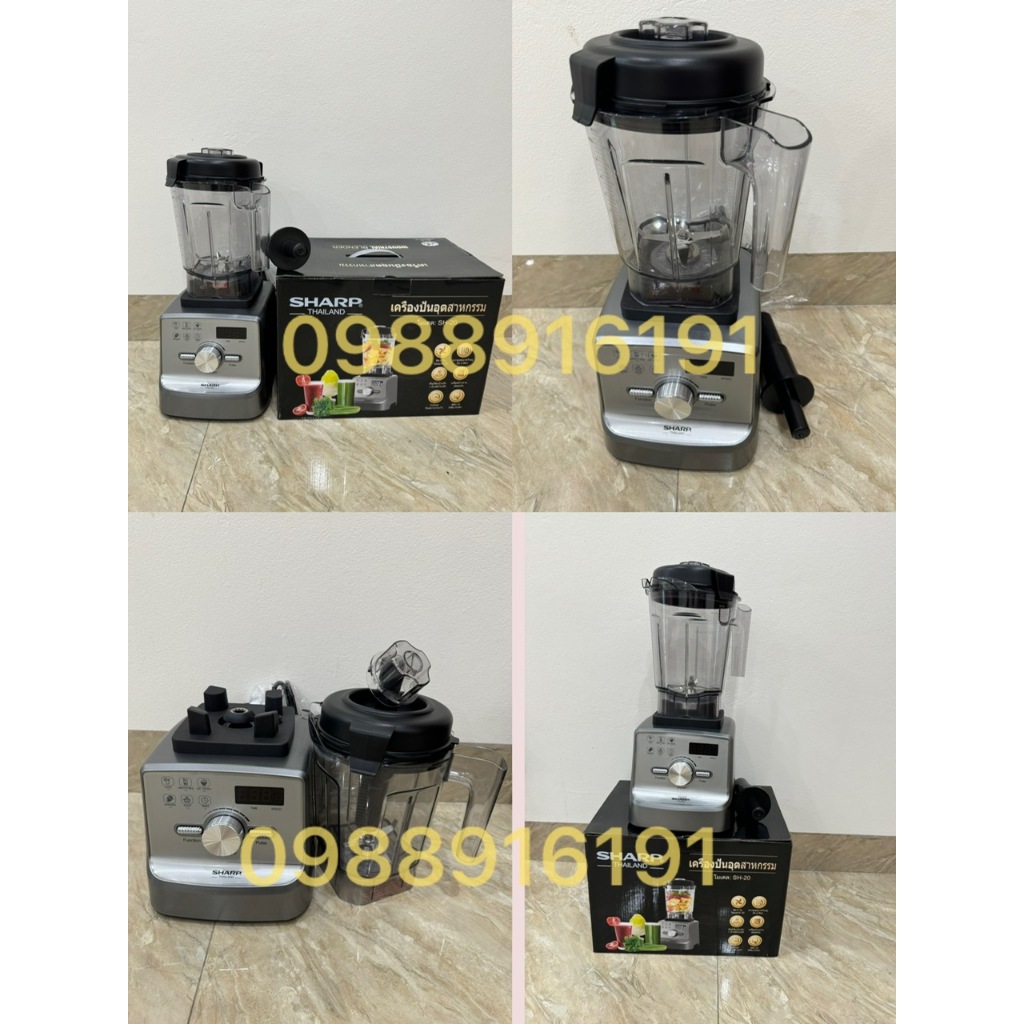 Máy Xay Sinh Tố Công Nghiệp Sharp SH-20, Công Suất 2400W - Bảo Hành 12 ...