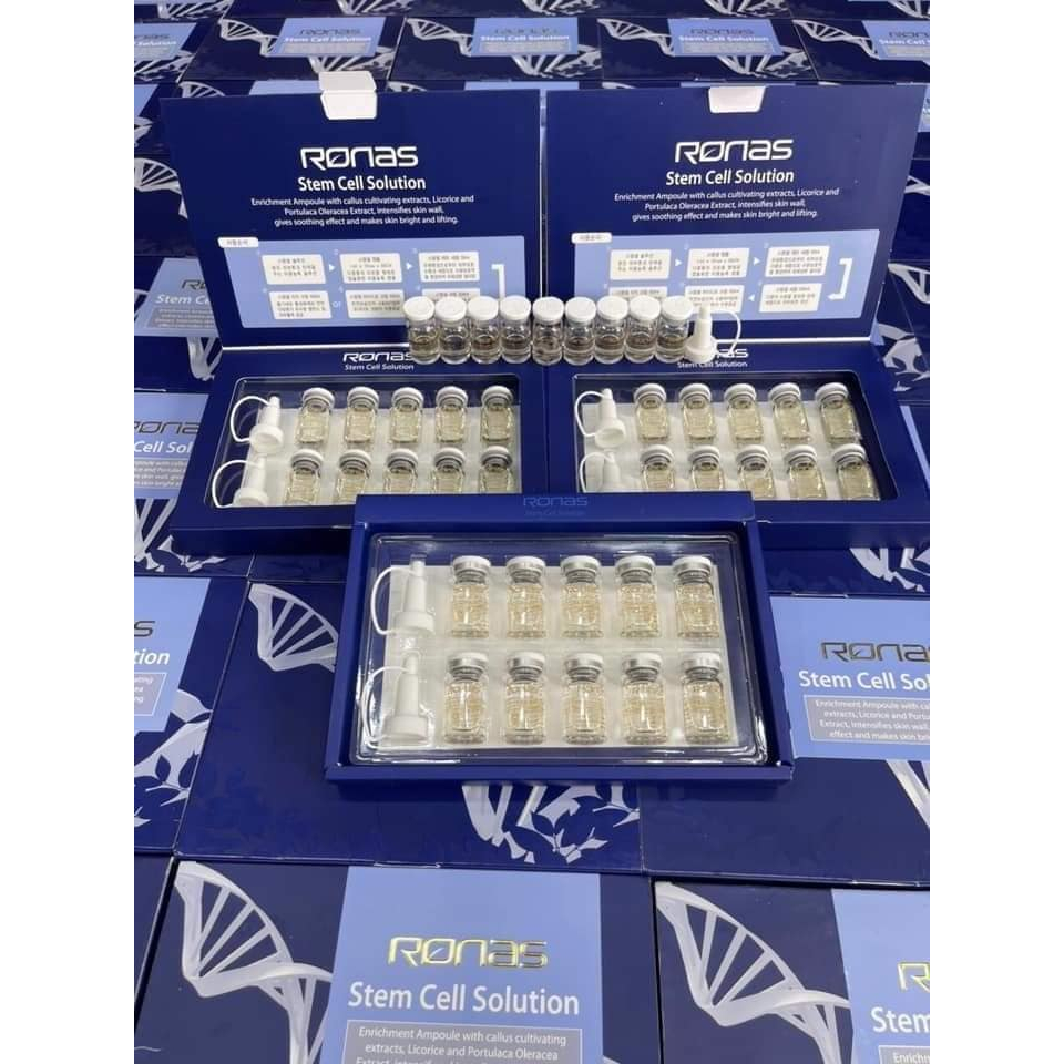 Tế bào gốc ronas HÀN QUỐC || Hộp 10 ống | Shopee Việt Nam