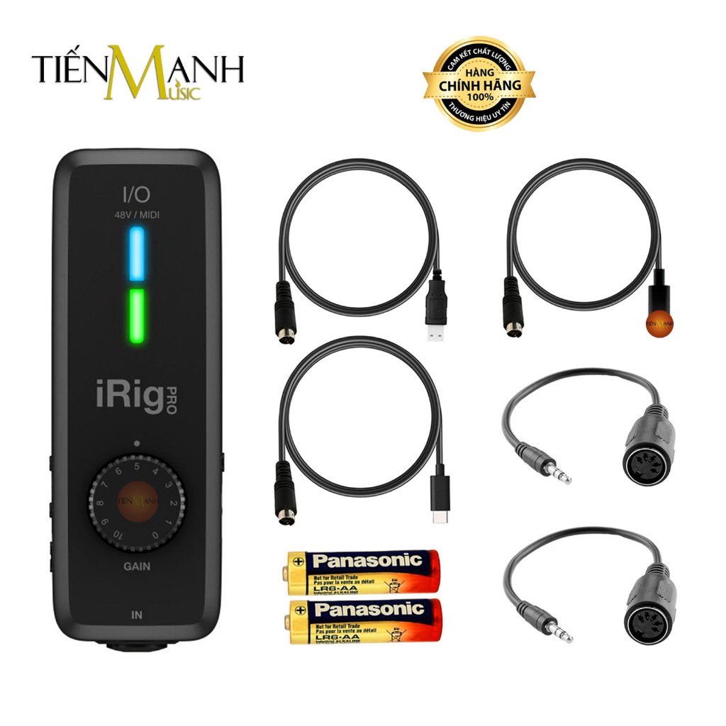[Chính Hãng] Thiết Bị Thu Âm Và Livestream iRig Pro I/O IK Multimedia ...