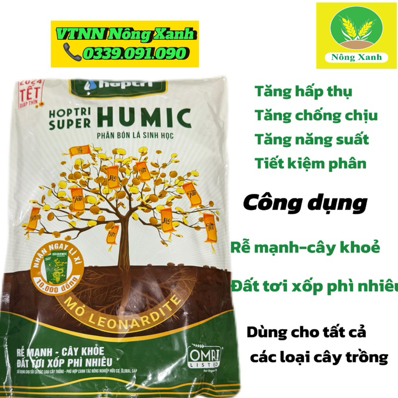 Phân bón lá sinh học Hợp Trí Super Humic 1kg bột | Shopee Việt Nam