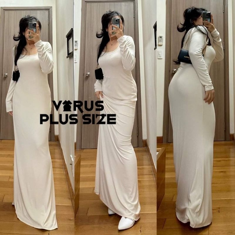 Đầm maxi body f21 bigsize xinh xịn | Shopee Việt Nam