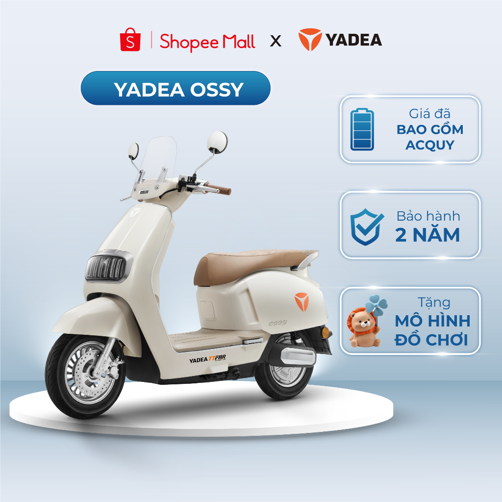 [TRẢ GÓP 0%] Xe Máy Điện YADEA OSSY Phiên Bản 2024 - Xe Điện YADEA OSSY - Bảo Hành 2 Năm ...