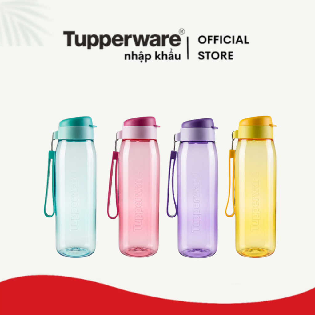 Bình nước Tupperware chính hãng Lohas Flask 750ml chịu nhiệt 110 độ C nhập khẩu bảo hành trọn ...