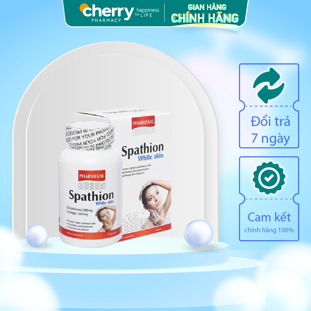 Viên Uống Giúp Hỗ Trợ Sáng Da, Giảm Nám Từ Bên Trong Pharmekal Spathion ...