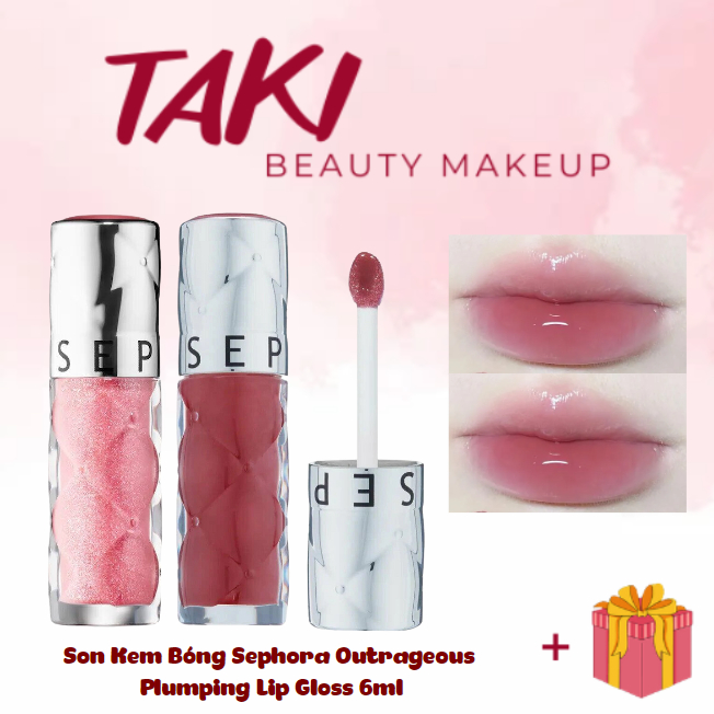 Son Kem Bóng Sephora Outrageous Plumping Lip Gloss 6ml | Shopee Việt Nam