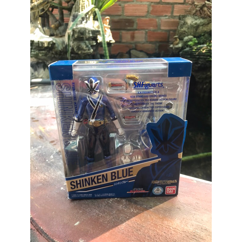 MÔ HÌNH CHÍNH HÃNG BANDAI SHF SHINKENGER BLUE | Shopee Việt Nam