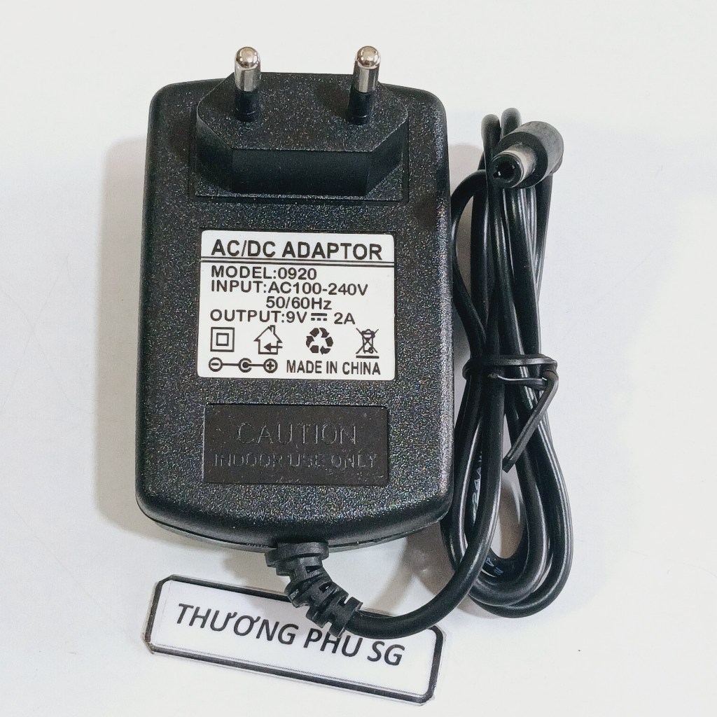 Adapter DC 9V - 1A / 9V - 2A / 9V - 3A (Đầu cắm 5.5mm x 2.1mm | Shopee ...