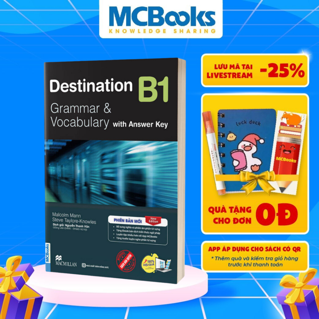 Destination B1: Grammar & Vocabulary được thiết kế dành cho những người ...