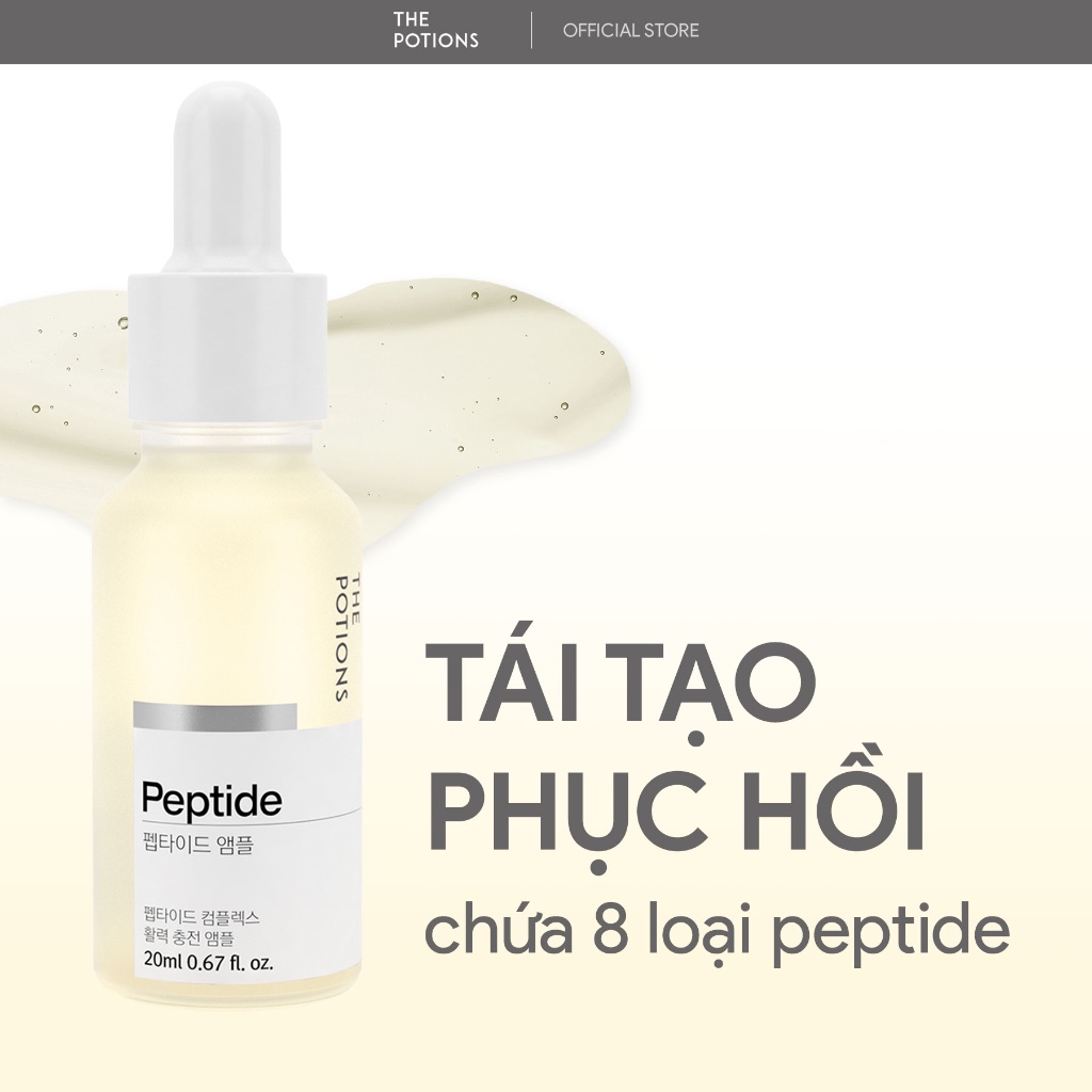 Tinh Chất Dưỡng Da THE POTIONS Tăng Cường Với 8 Loại Peptide Giúp Tái ...
