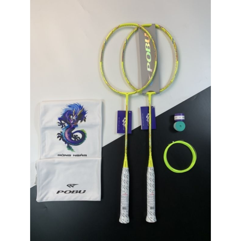 Vợt cầu lông pobu chính hãng Rồng ngâm Max 14,5kg | Shopee Việt Nam