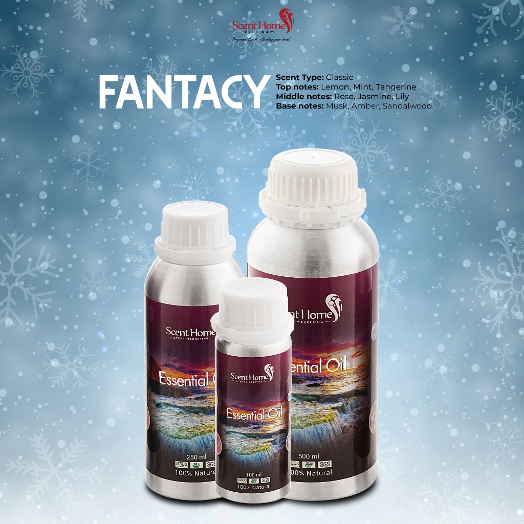 [Chính hãng] Tinh dầu Fantacy - ScentHomes (Fantacy - 50ml,100ml,250ml) | Shopee Việt Nam