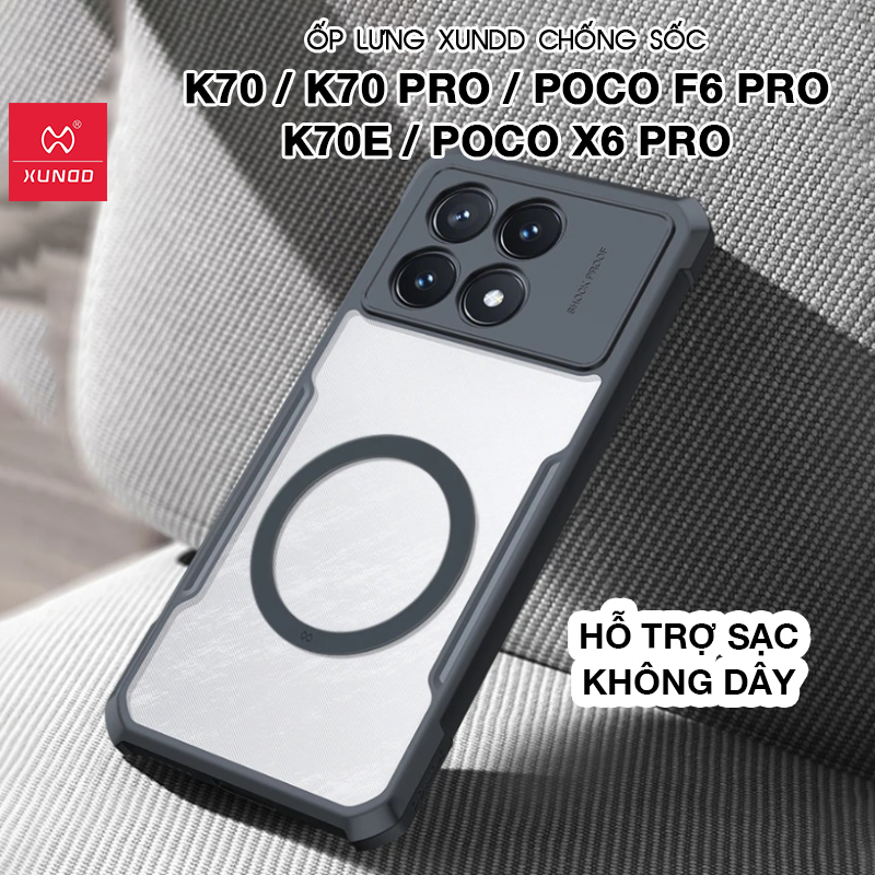 [Hỏa Tốc HCM] Ốp lưng XUNDD Redmi K70/ K70 Pro/ POCO F6 Pro/ K70E/ POCO ...