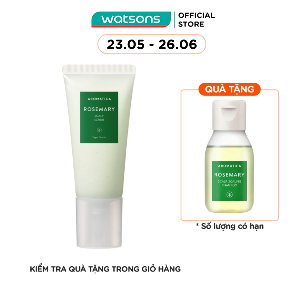 Tẩy Tế Bào Chết Da Đầu Aromatica Chiết Xuất Hương Thảo 165ml | Shopee ...
