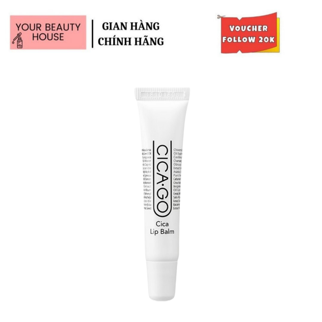 [ISOI] (Không Màu) Son Dưỡng Môi CICAGO Cica Lip Balm - 10g | Shopee Việt Nam