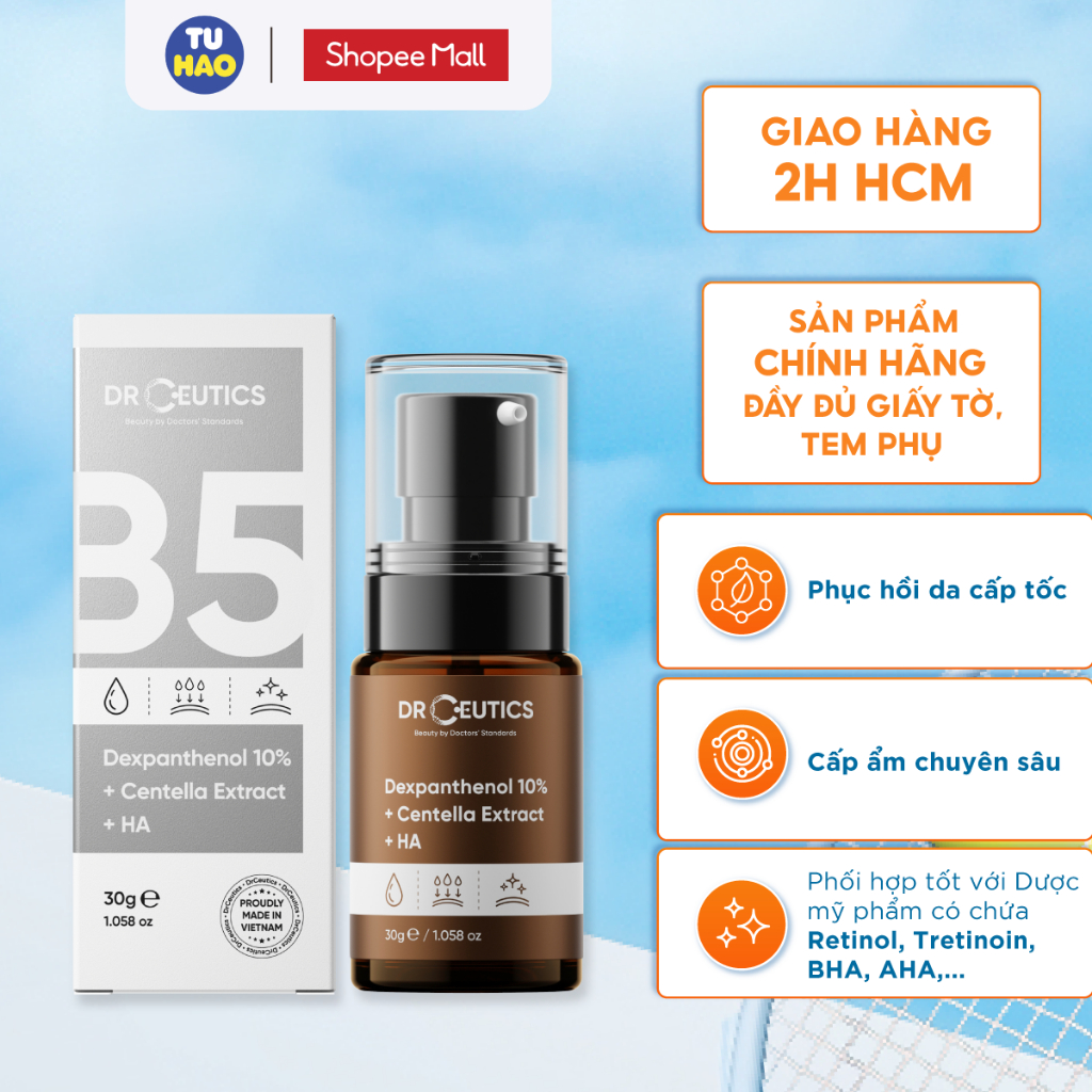 Serum B5 DrCeutics Cấp Ẩm Và Phục Hồi Da Dr Ceutics Basic B5 ...