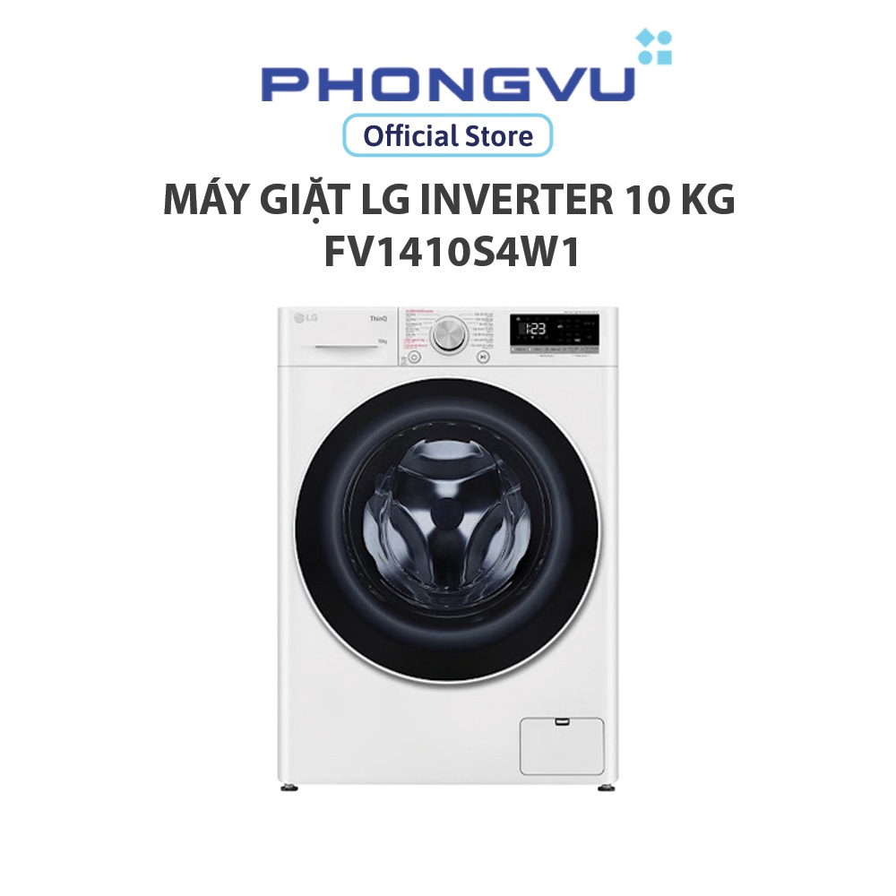 Máy giặt LG Inverter 10 kg FV1410S4W1 - Bảo hành 24 tháng | Shopee Việt Nam