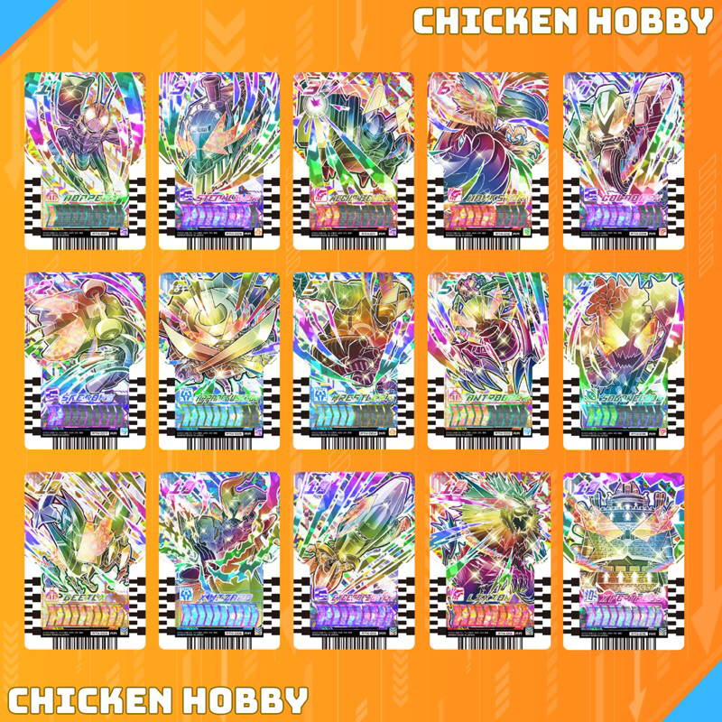 [ Thẻ Mới Về ] Thẻ bài Ride Chemy Card độ hiếm RR PHASE:04 - Kamen Rider Gotchard | Shopee Việt Nam