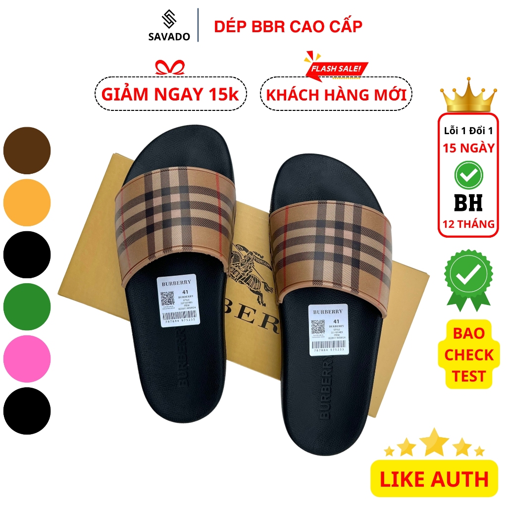 Dép BBR Quai Ngang Cao Cấp, Dép Nam BBR Đế Đúc Một Bản Phù Hợp Đi Chơi ...