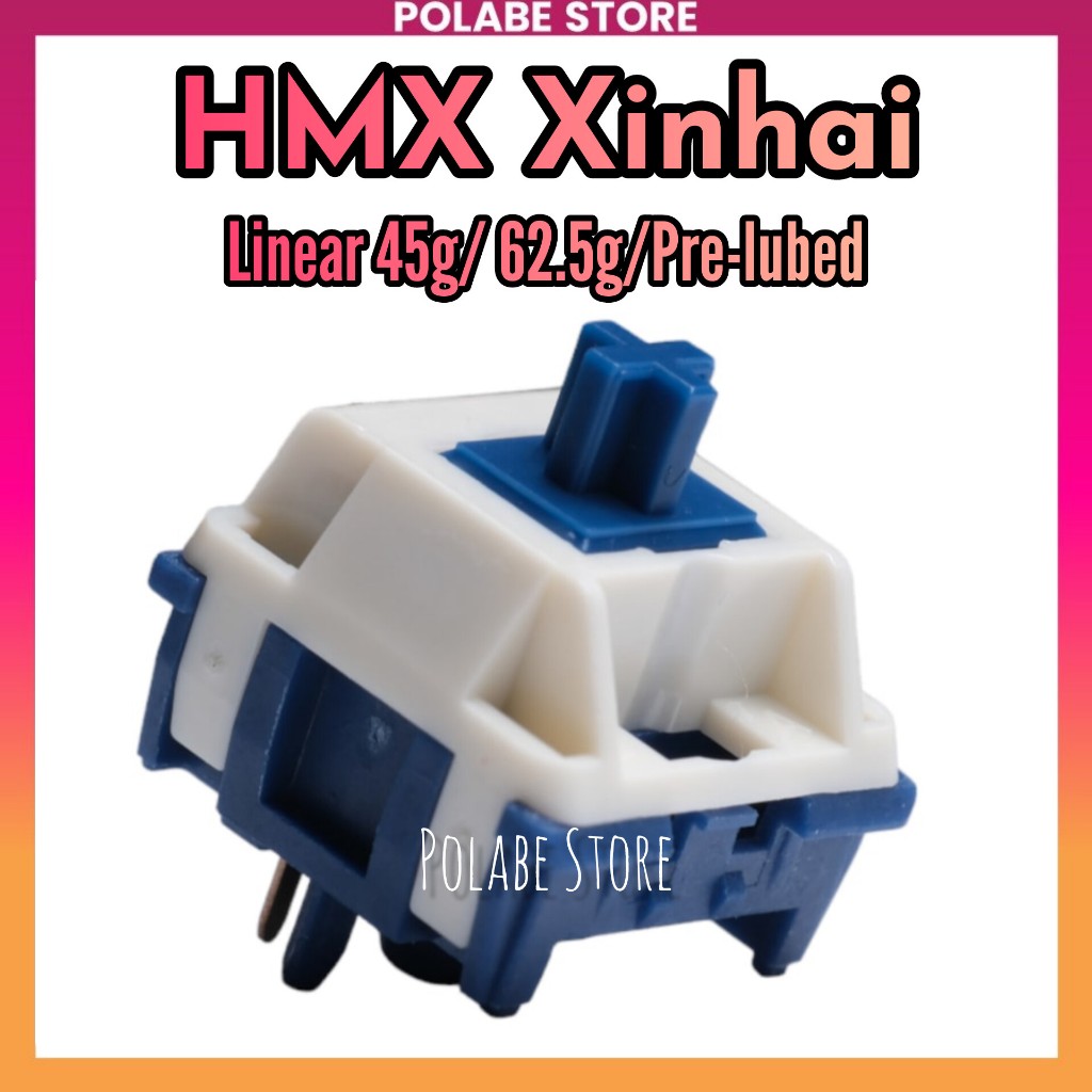 HMX Xinhai Cheese linear switch công tắc bàn phím cơ Polabe Store HMX Cloud Macchiato | Shopee ...