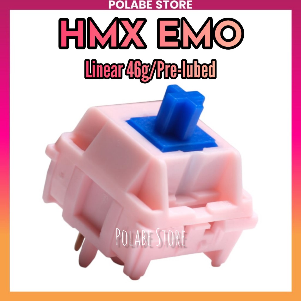 HMX Emo linear switch prelube mượt HMX switch bàn phím cơ Polabe Store ...