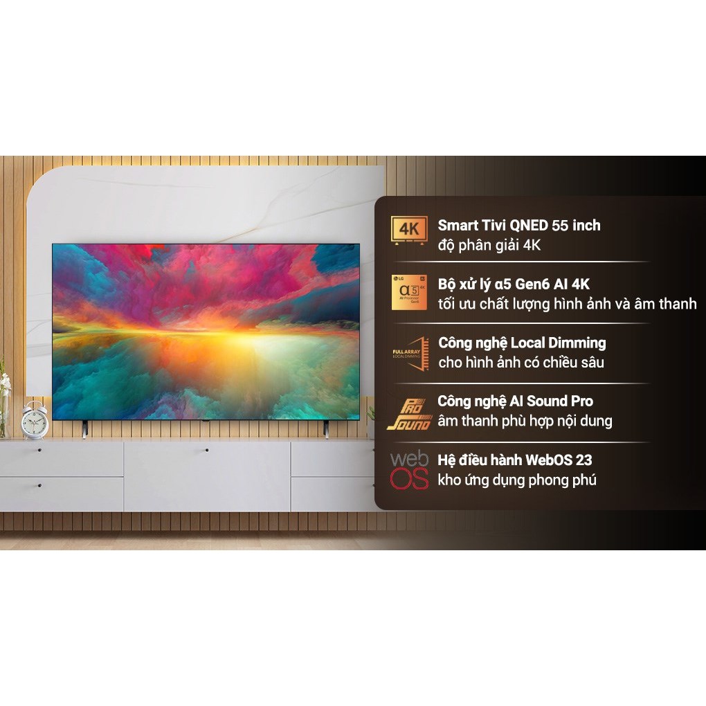 Smart Tivi QNED LG 4K 55 inch 55QNED75SRA . | Shopee Việt Nam