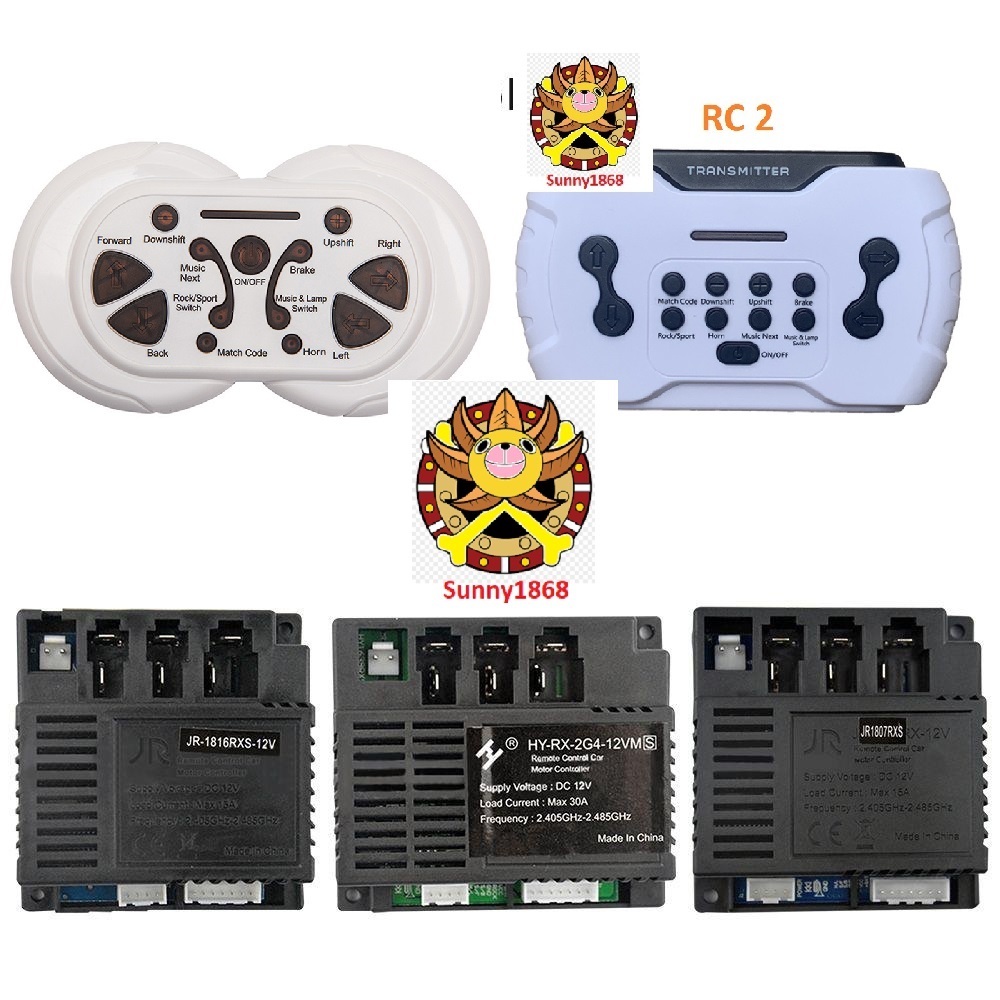 TX Remote Mạch RX HY-RX-2G4-12VM = JR1816 RXS Tay điều khiển Xe Ô Tô ...