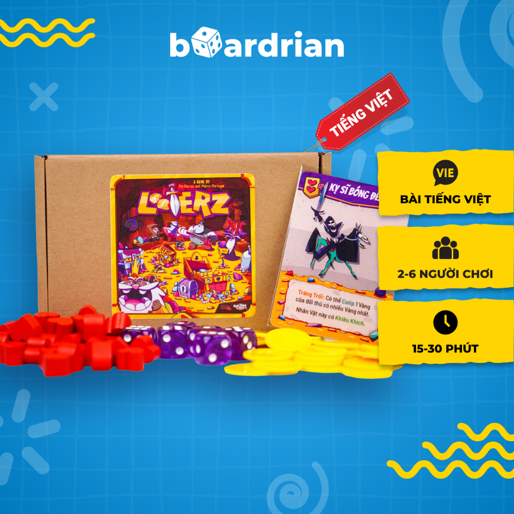 LOOTERZ (Phiên bản DIY Việt Hóa) - Trò chơi board game săn lùng kho báu ...