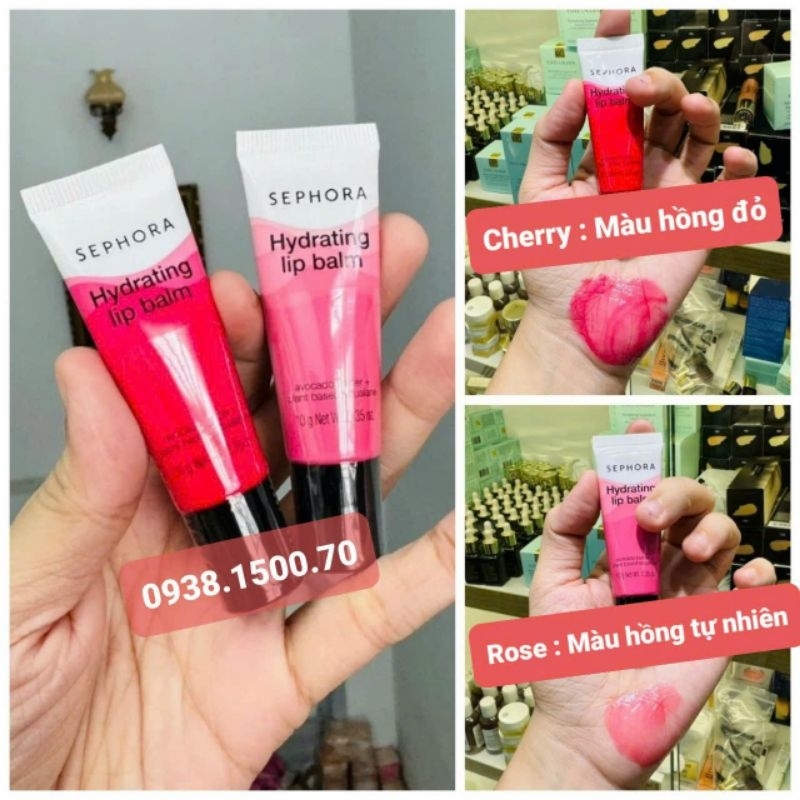 SON DƯỠNG CÓ MÀU THUẦN CHAY SEPHORA HYDRATING LIP BALM 10g fullsize ...