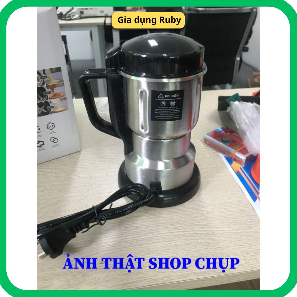 Máy xay hạt khô, xay bột, gia vị cà phê đa năng,công suất 300w,6 lưỡi ...