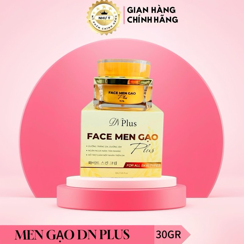 Kem Face Men Gạo Dn Plus Giúp Dưỡng Ẩm Da | Shopee Việt Nam