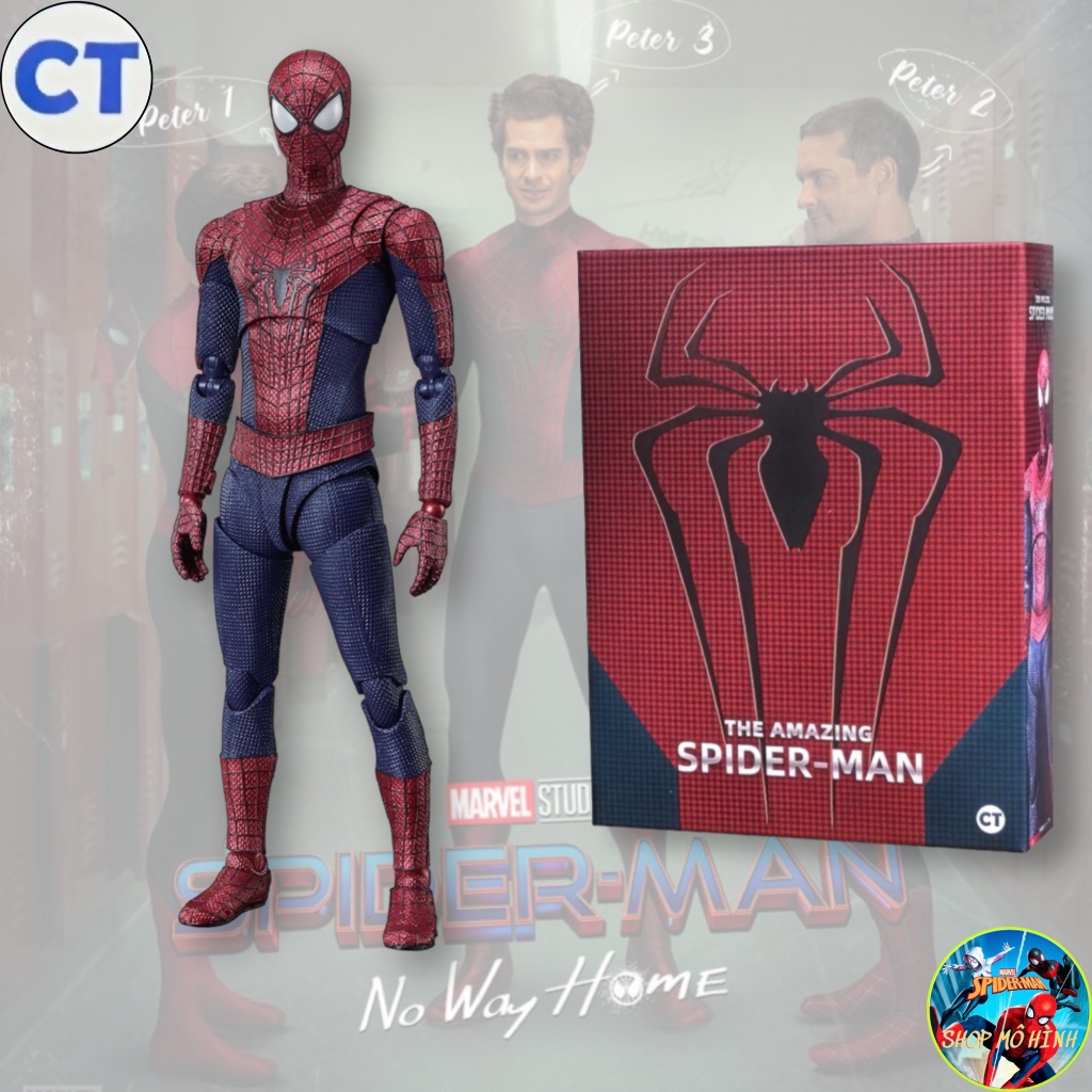 [HÀNG SẴN-HOẢ TỐC] Mô Hình SHF CT Spider Man Andrew The Amazing Spider ...
